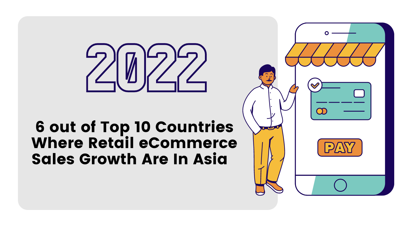 Top Countries Where Retail eCommerce Sales Growth Are In Asia