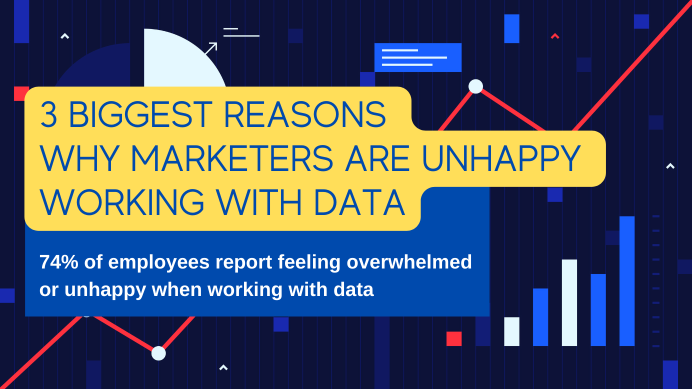 3 Reasons Why Marketers Are Unhappy Working With Data
